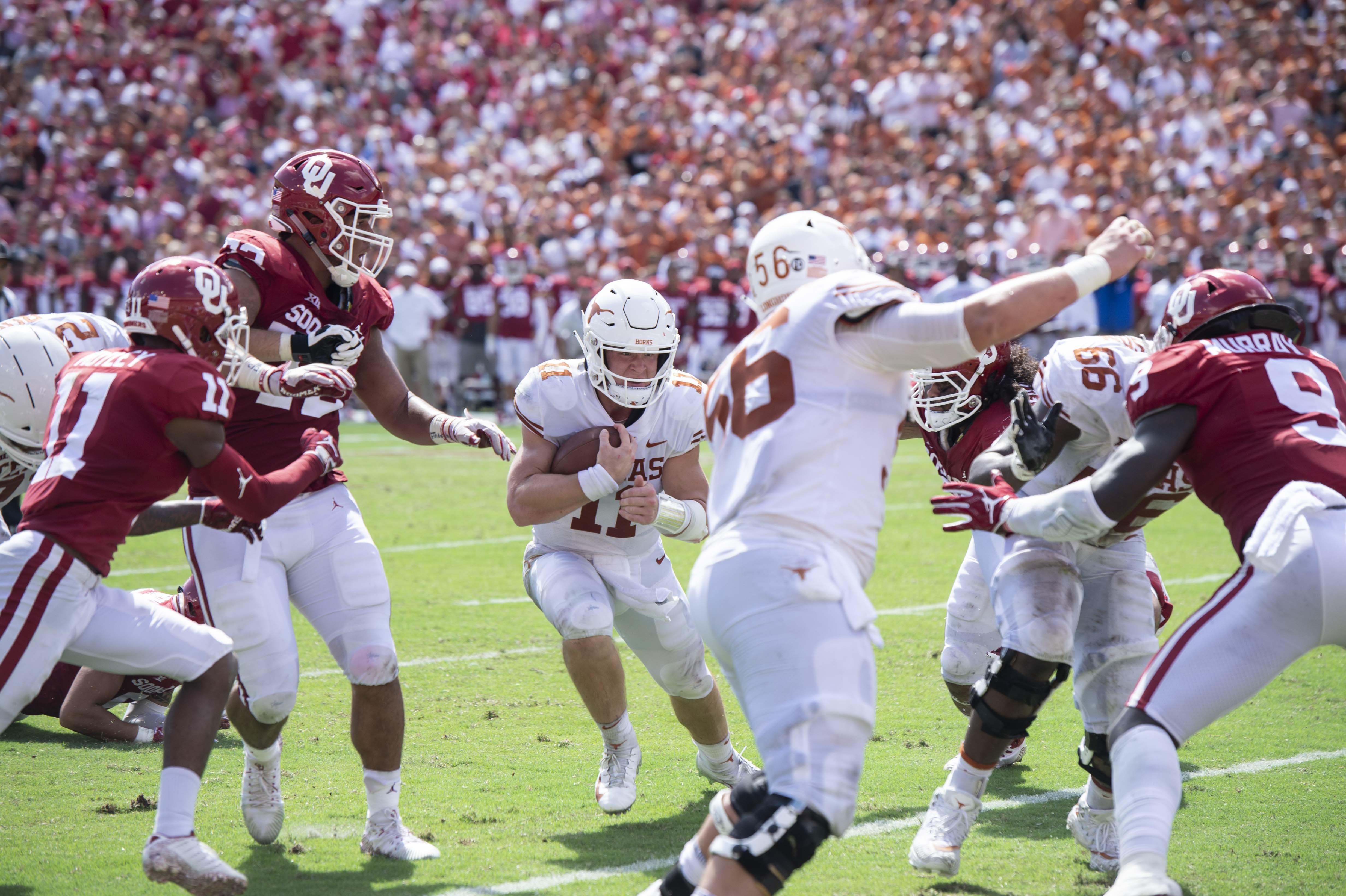 All love along Horns’ O-Line - Horns Illustrated