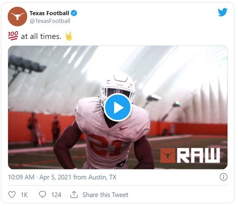 Spring Practice Video from Texas Longhorns - Horns Illustrated