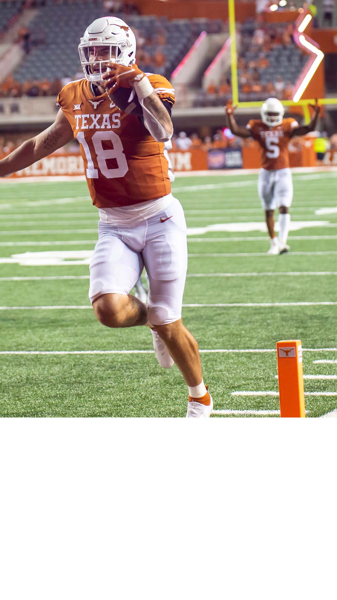 Jared Wiley scores td against Rice - Horns Illustrated