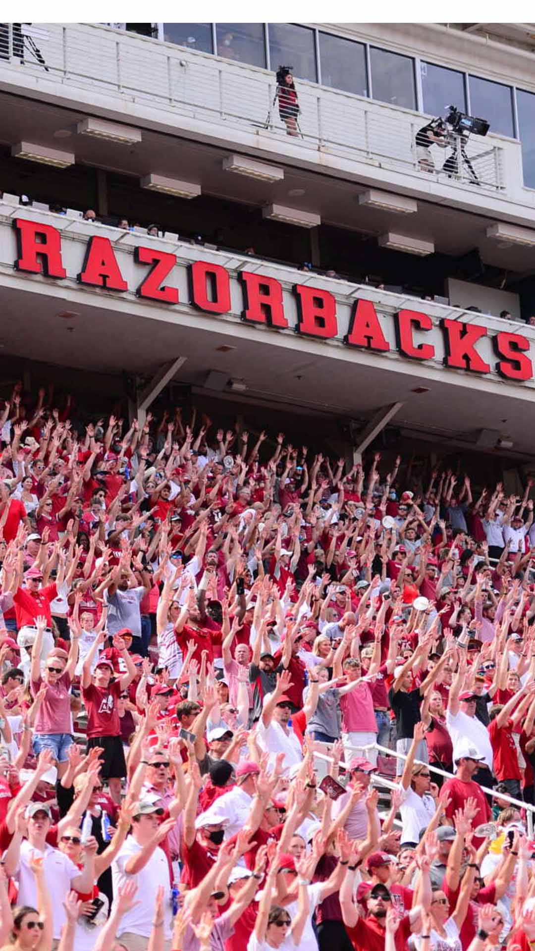 Razorback fans - Horns Illustrated