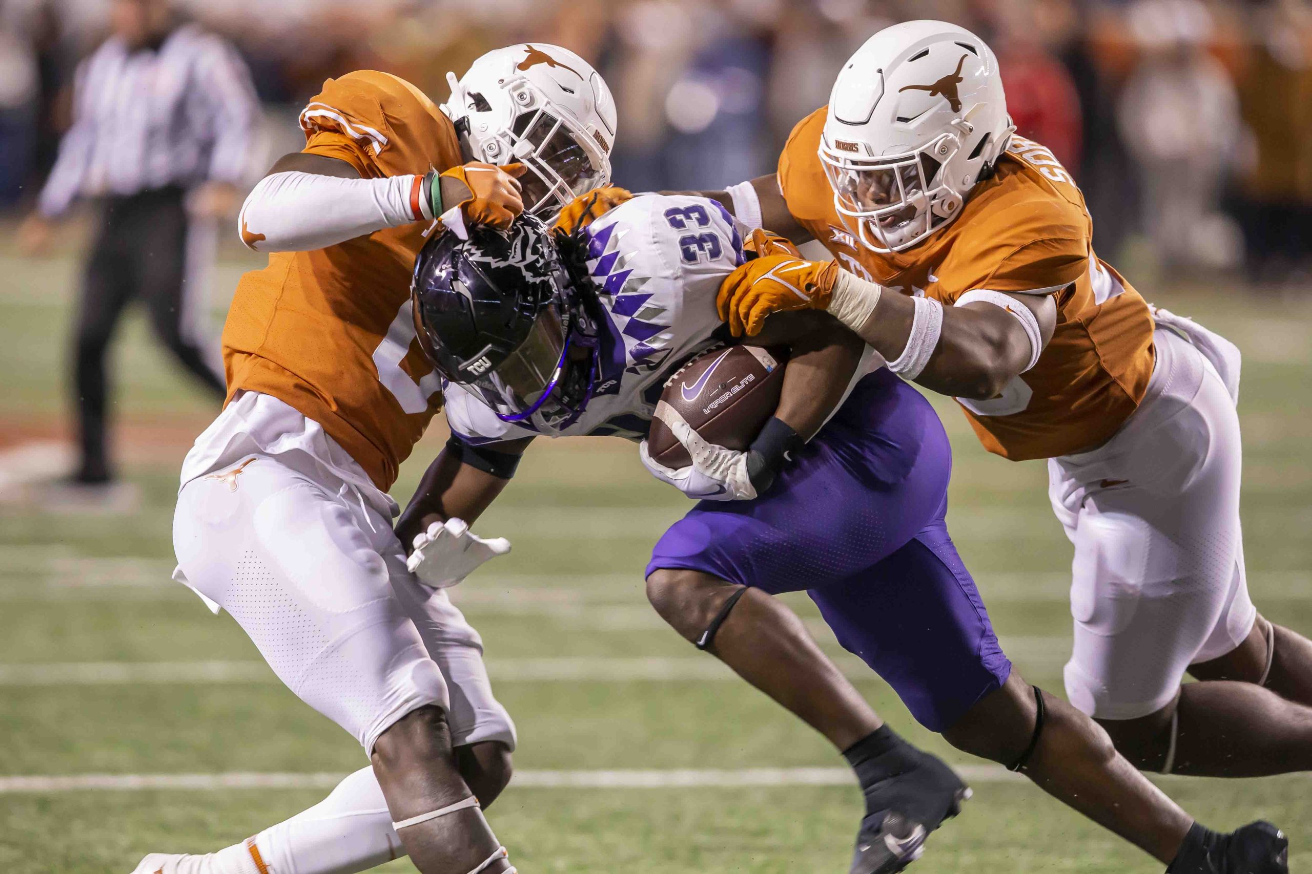 2022 Texas vs TCU – Texas defense swarming the ball - Horns Illustrated