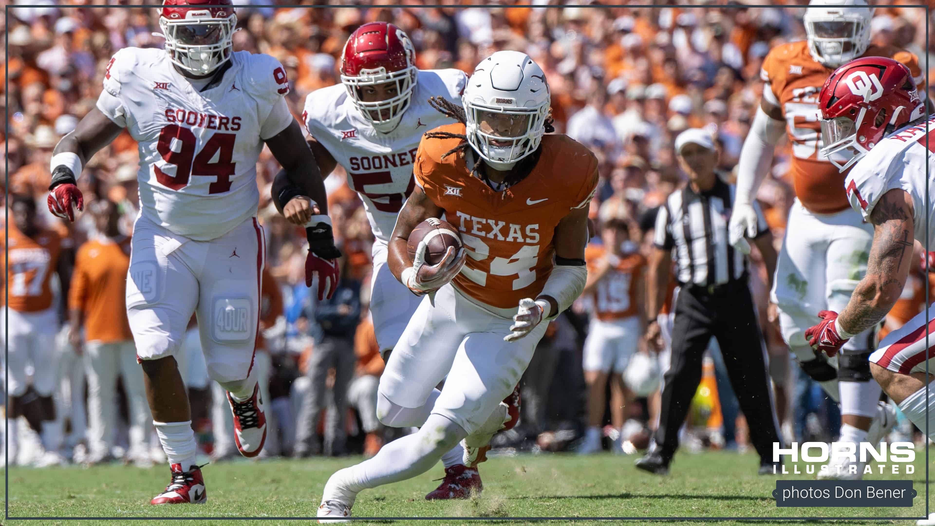 Texas Longhorns Football Running Back Jonathon Brooks